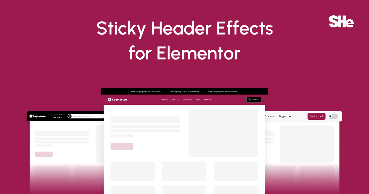 Blogs - Sticky Header Effects for Elementor