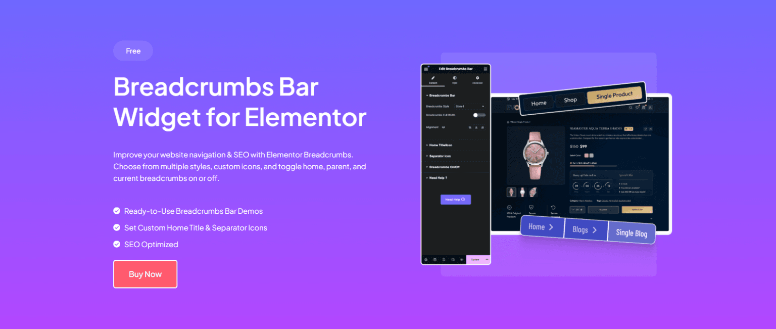How to Add Breadcrumbs in Elementor?